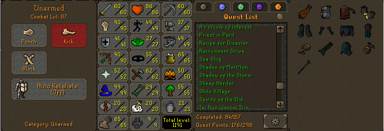 Buy OSRS Account - Infernal Berserker