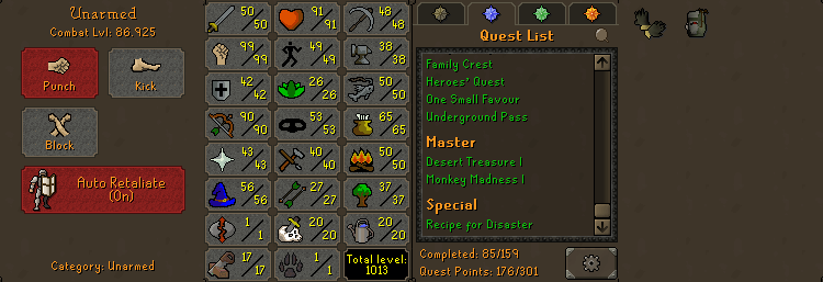 Buy OSRS Account - High level Berserker